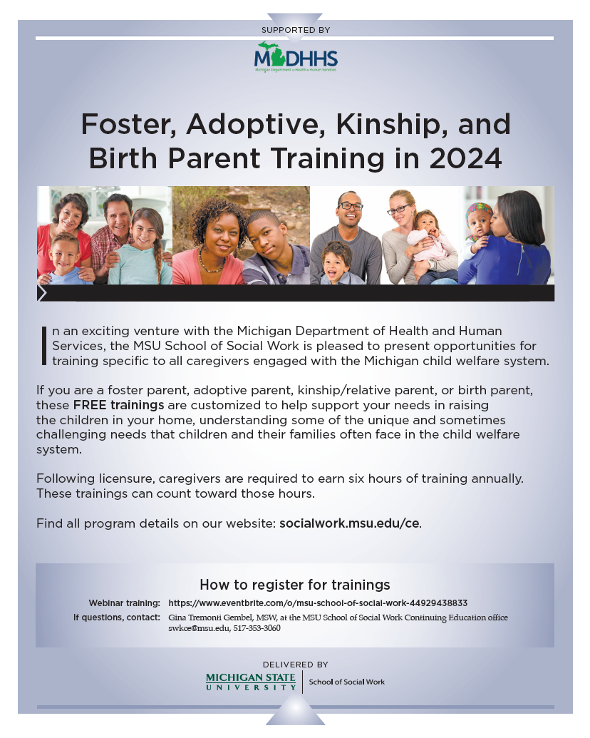 Continuing Education | School of Social Work | Michigan State University